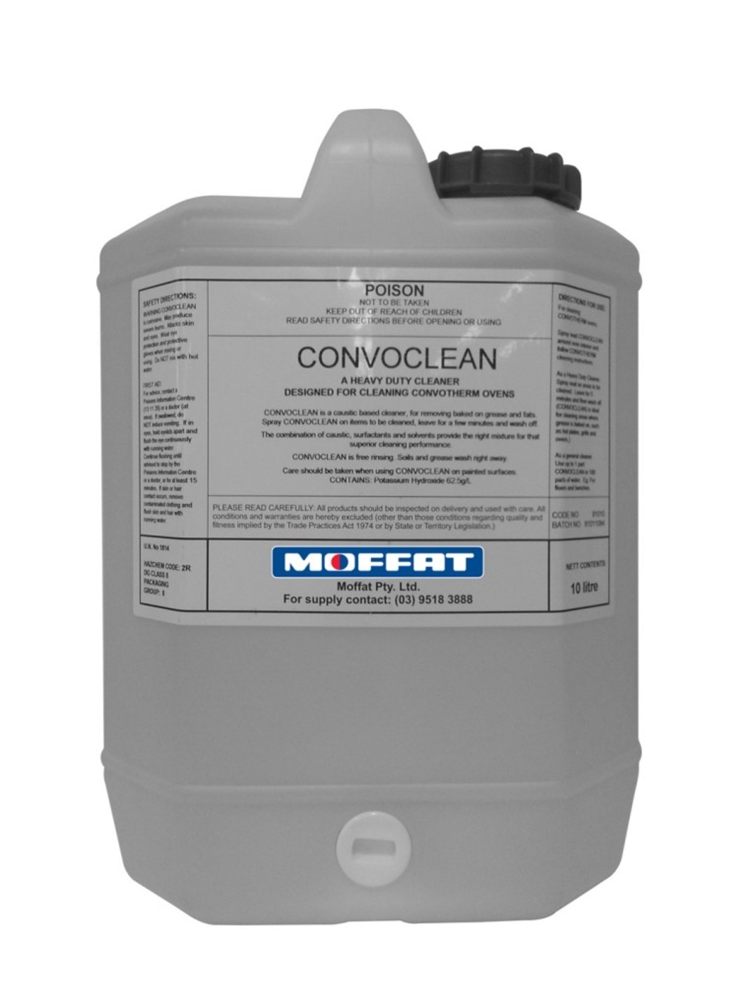 Convotherm CC10L – ConvoClean Oven Cleaner | Convotherm